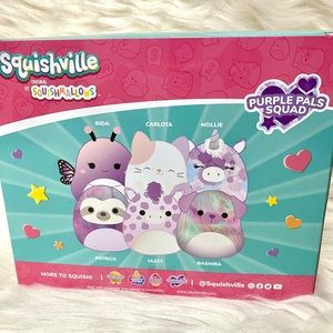 Squishmallows | Toys | Squishville 2 Insquishmallows 6 Pack Purple Pals ...